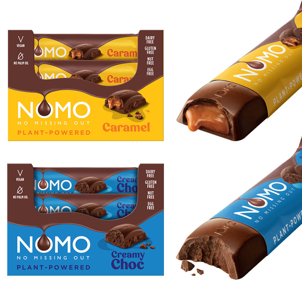 NOMO Caramel/Creamy Chocolate Bars Bundle – NOMOCHOC