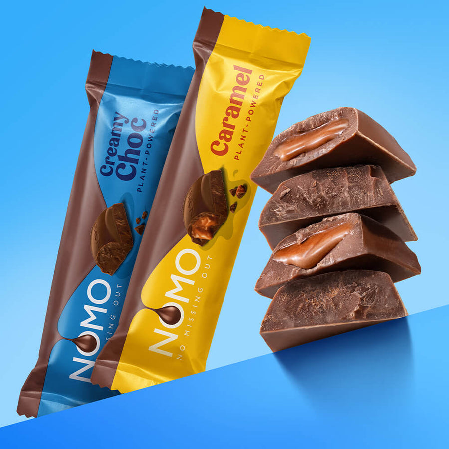 NOMO Caramel/Creamy Chocolate Bars Bundle – NOMOCHOC