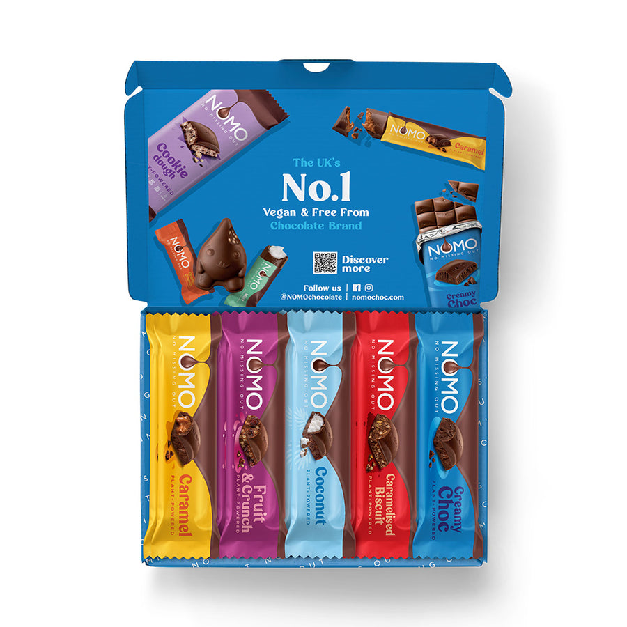Caramel Chocolate Bars 24 x 38g – NOMOCHOC